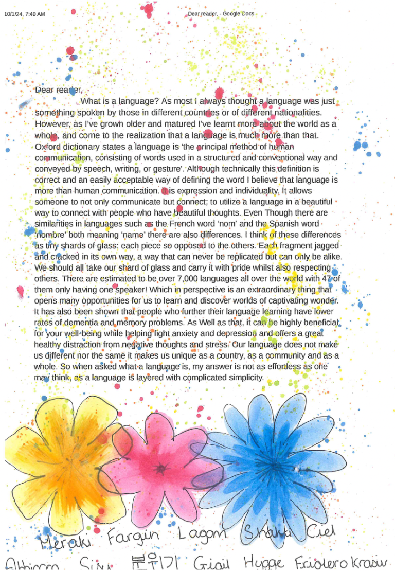 Results: European Day of Languages Competition 2024 - Global School ...