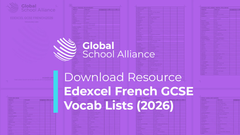 Edexcel French GCSE 2026 Vocabulary Lists Foundation and Higher ...